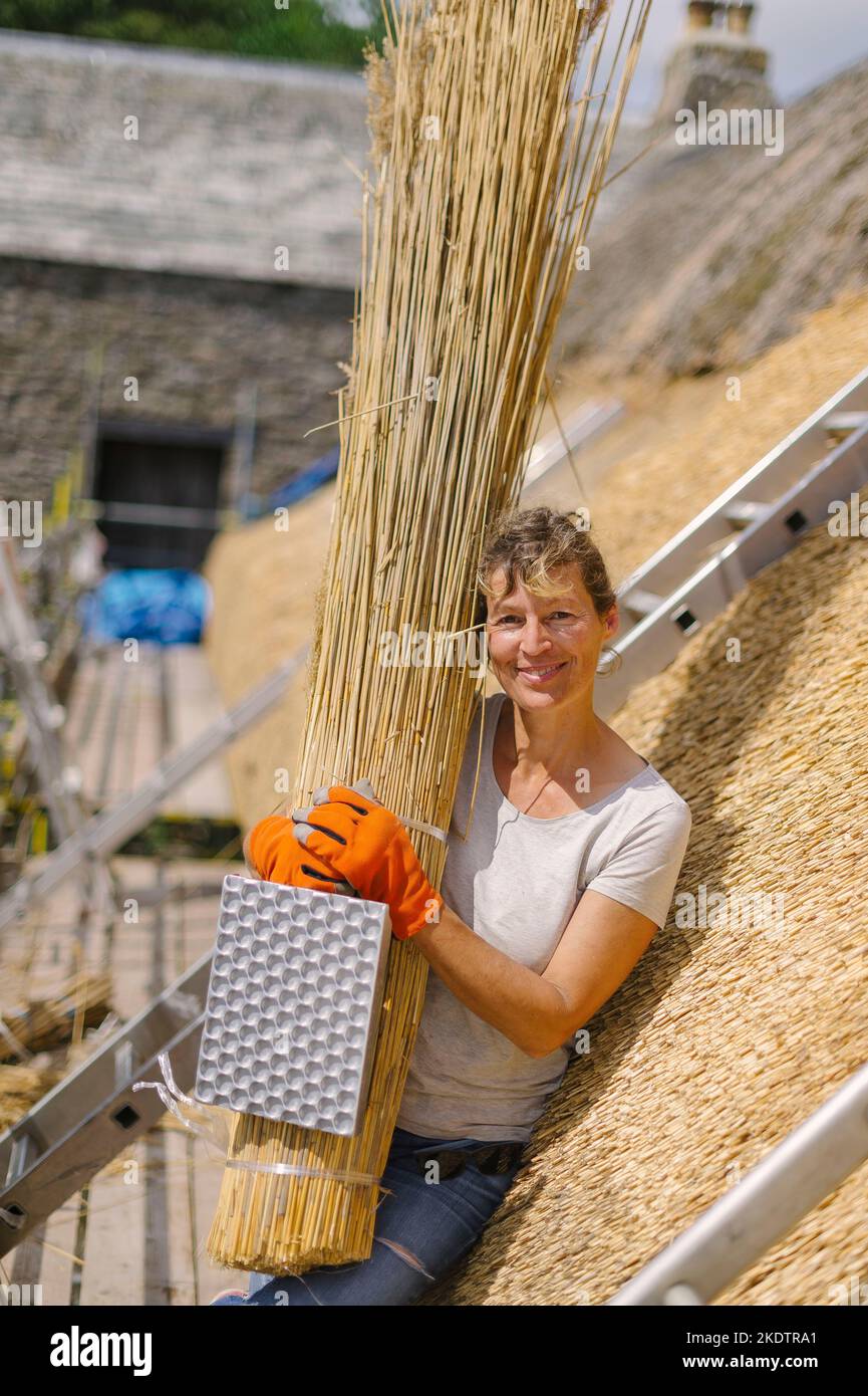 Picture By Jim Wileman - Jane Rush, pictured at Lower Jurston Farm, near Chagford, Devon. Jane ...