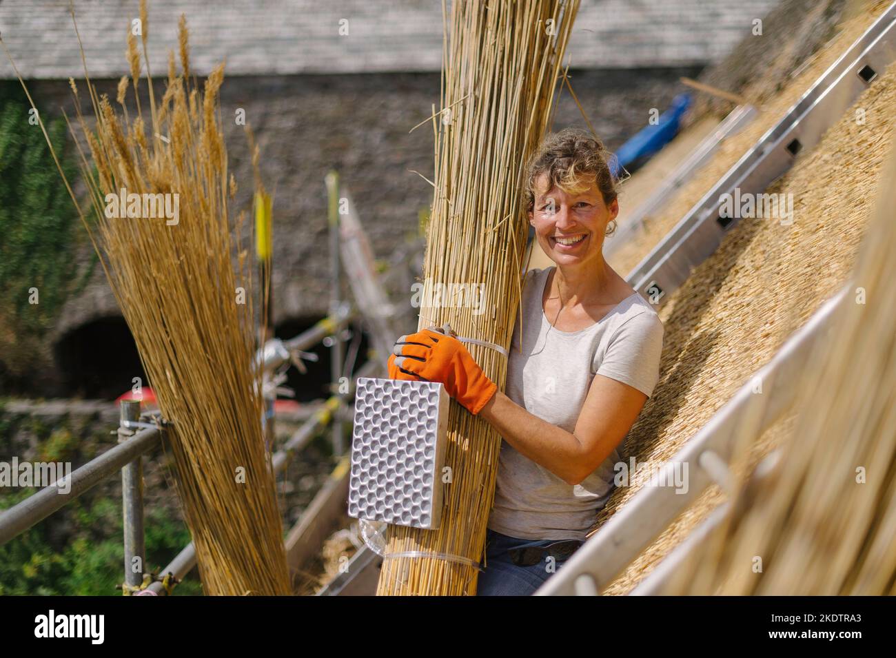 Picture By Jim Wileman - Jane Rush, pictured at Lower Jurston Farm, near Chagford, Devon. Jane ...