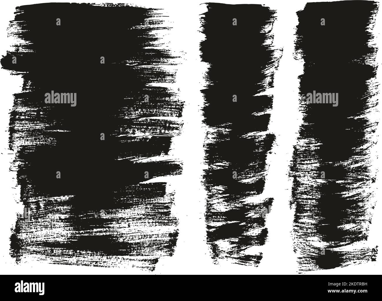 Flat Paint Brush Thin Long & Short Background Mix High Detail Abstract ...