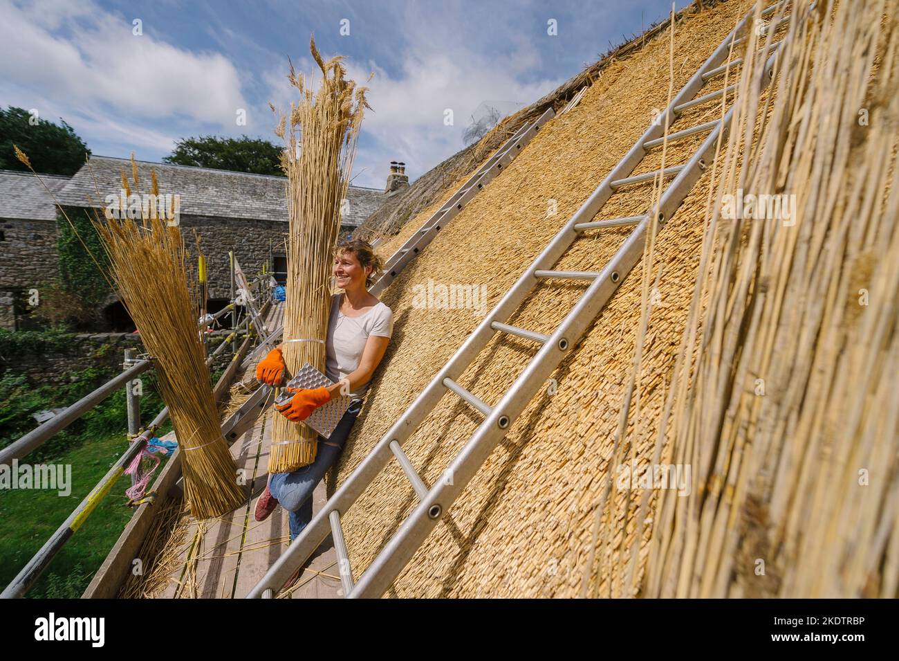 Picture By Jim Wileman - Jane Rush, pictured at Lower Jurston Farm ...