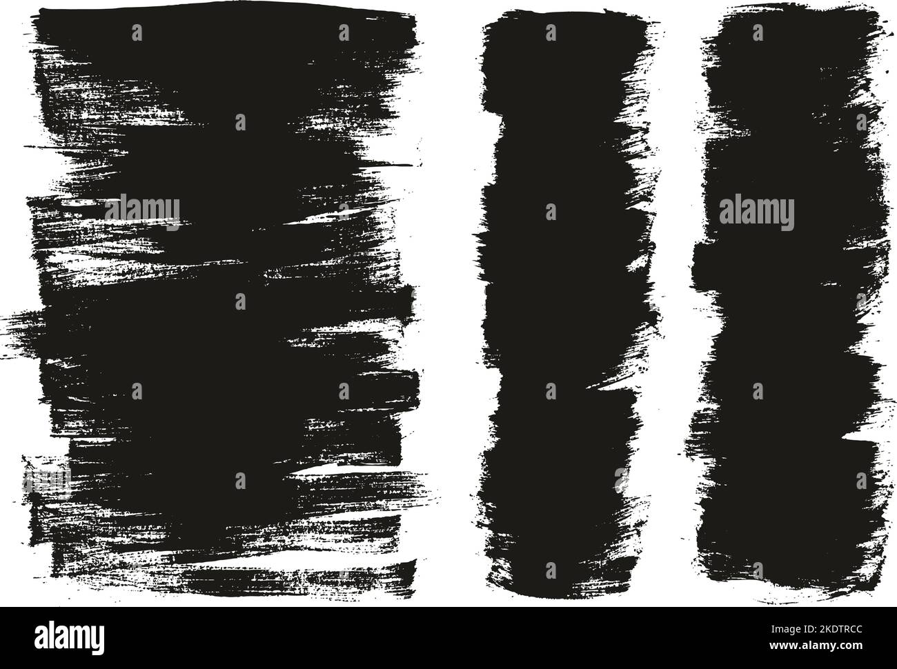 Flat Paint Brush Thin Long & Short Background Mix High Detail Abstract ...