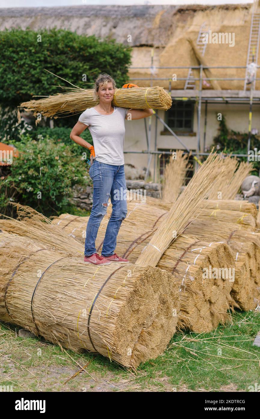 Picture By Jim Wileman - Jane Rush, pictured at Lower Jurston Farm ...