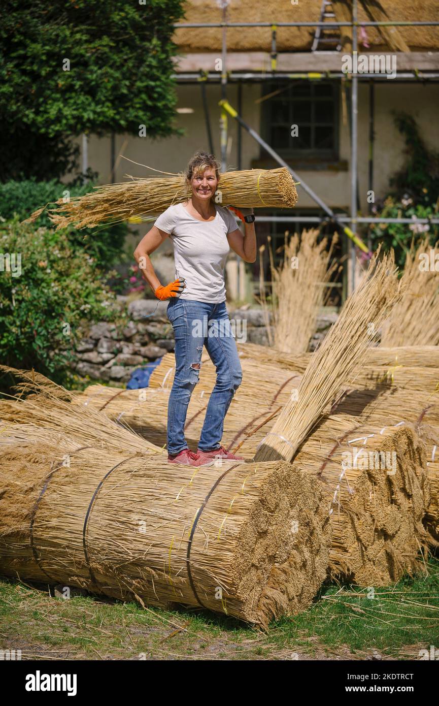 Picture By Jim Wileman - Jane Rush, pictured at Lower Jurston Farm, near Chagford, Devon. Jane ...
