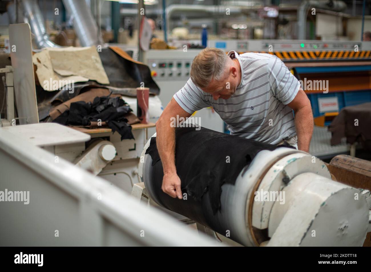 Picture Jim Wileman - Pittards leather goods factory, in Yeovil ...