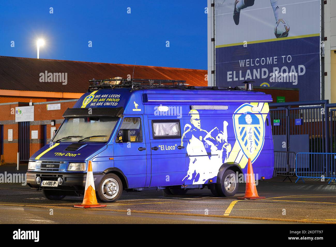 Leeds united camper van hi-res stock photography and images - Alamy