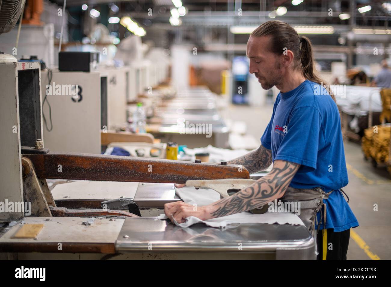 Picture Jim Wileman - Pittards leather goods factory, in Yeovil ...
