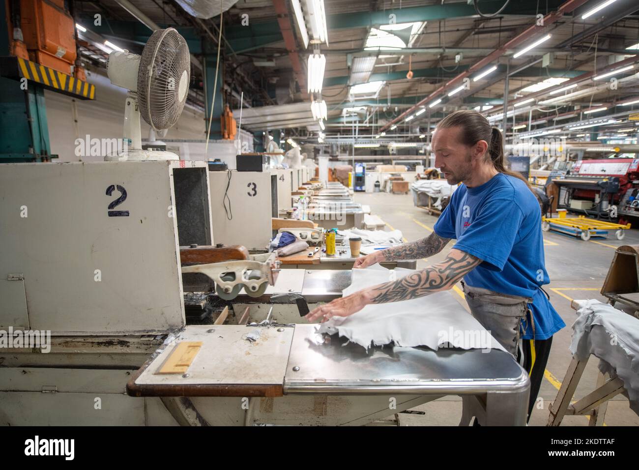 Picture Jim Wileman - Pittards leather goods factory, in Yeovil ...