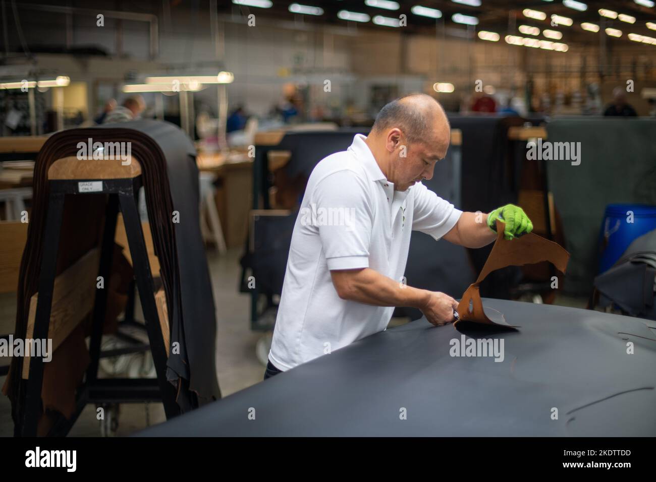 Picture Jim Wileman - Pittards leather goods factory, in Yeovil ...