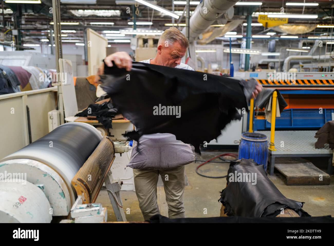 Picture Jim Wileman - Pittards leather goods factory, in Yeovil ...