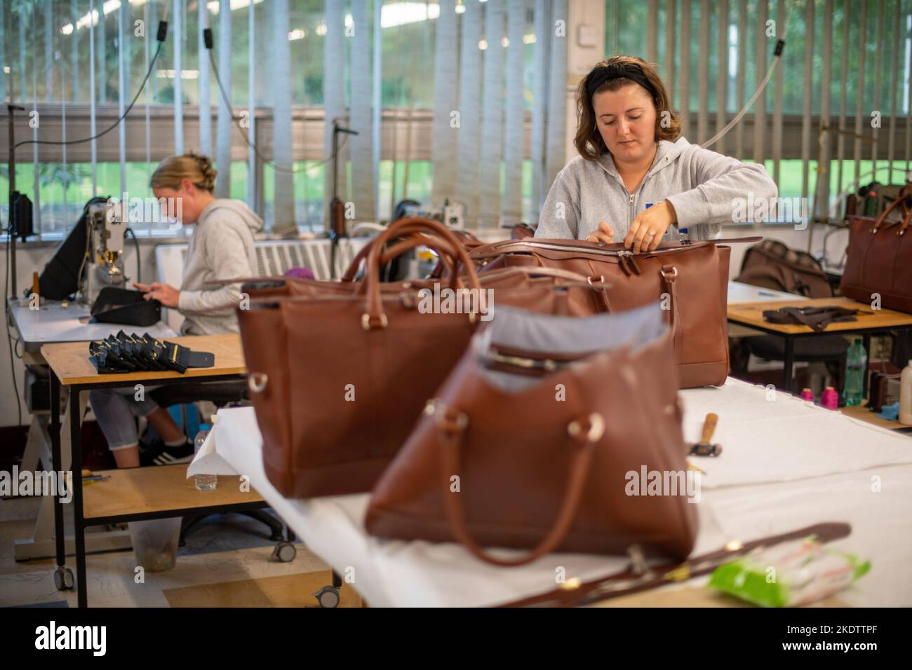 Picture Jim Wileman - Pittards leather goods factory, in Yeovil ...