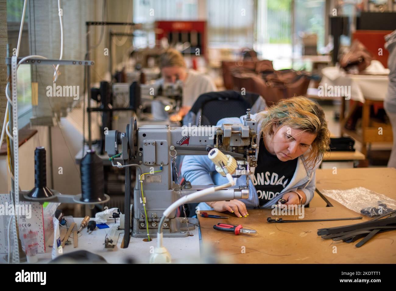 Picture Jim Wileman - Pittards leather goods factory, in Yeovil ...