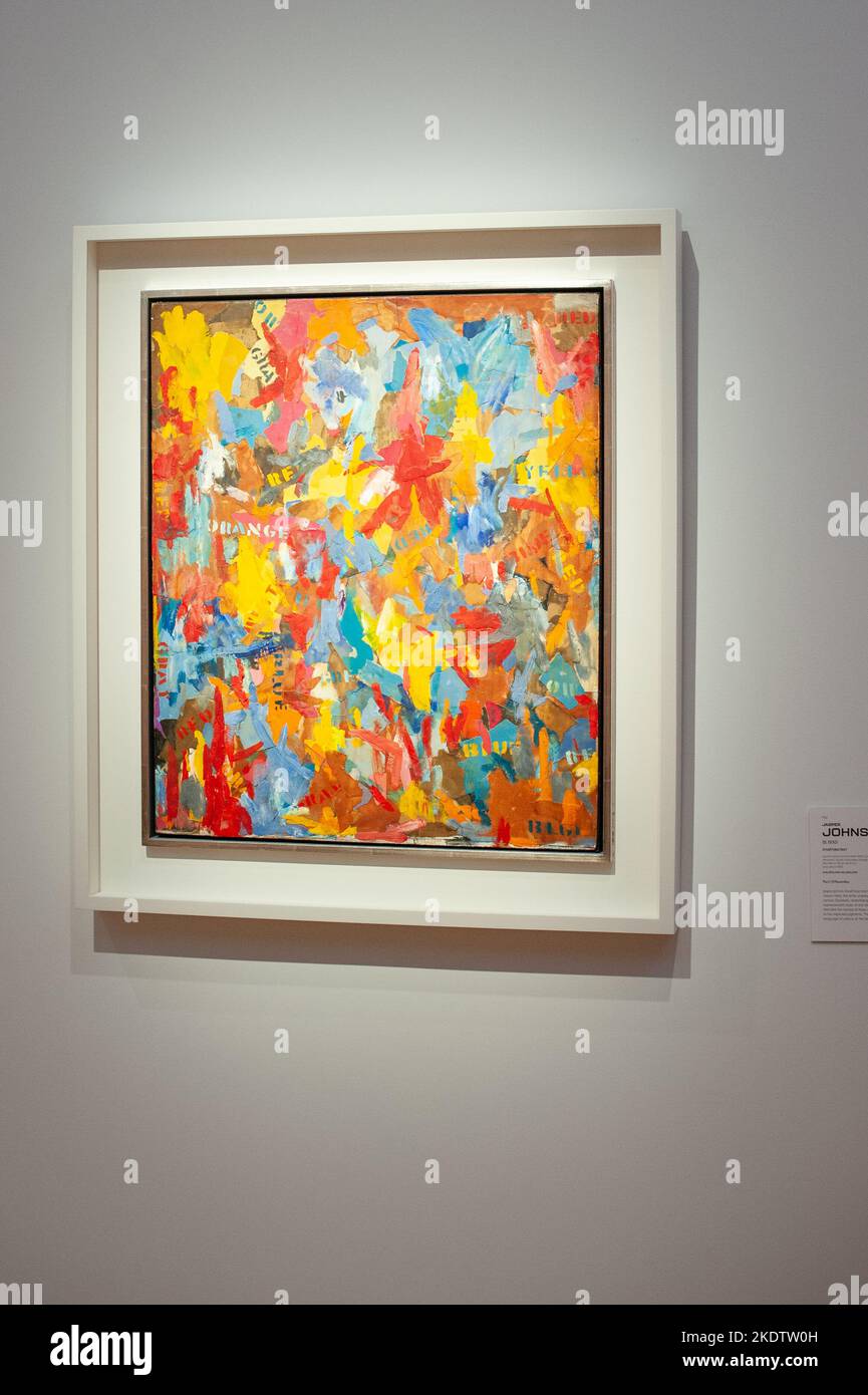 Jasper Johns (b. 1930) Small False Start signed, dated and partially ...