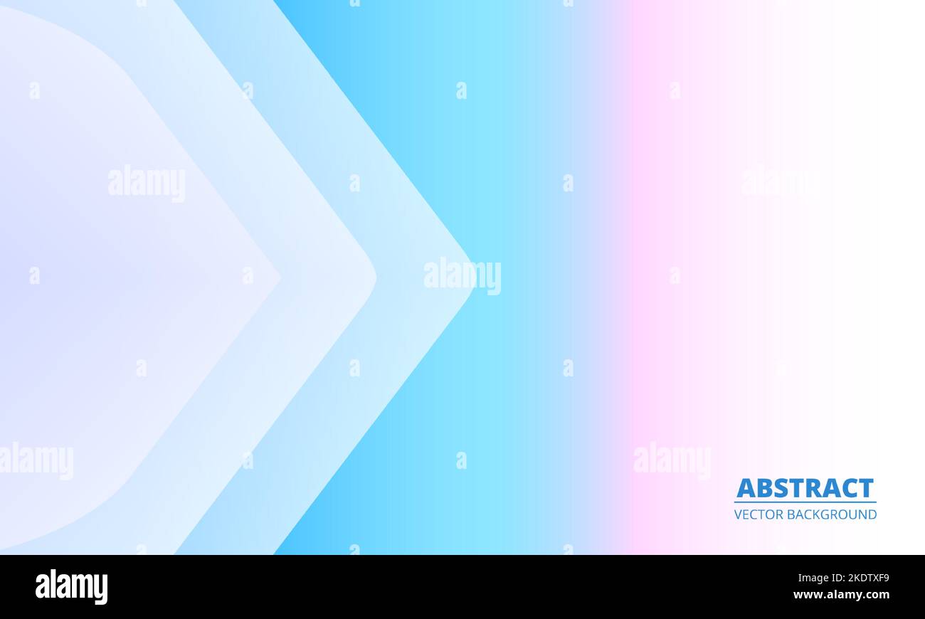 Light blue and pink pastel colored abstract geometric presentation ...