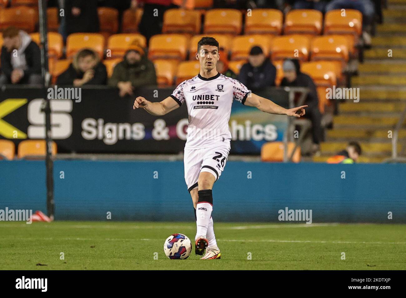Darragh Lenihan #26 of Middlesbrough during the Sky Bet Championship ...
