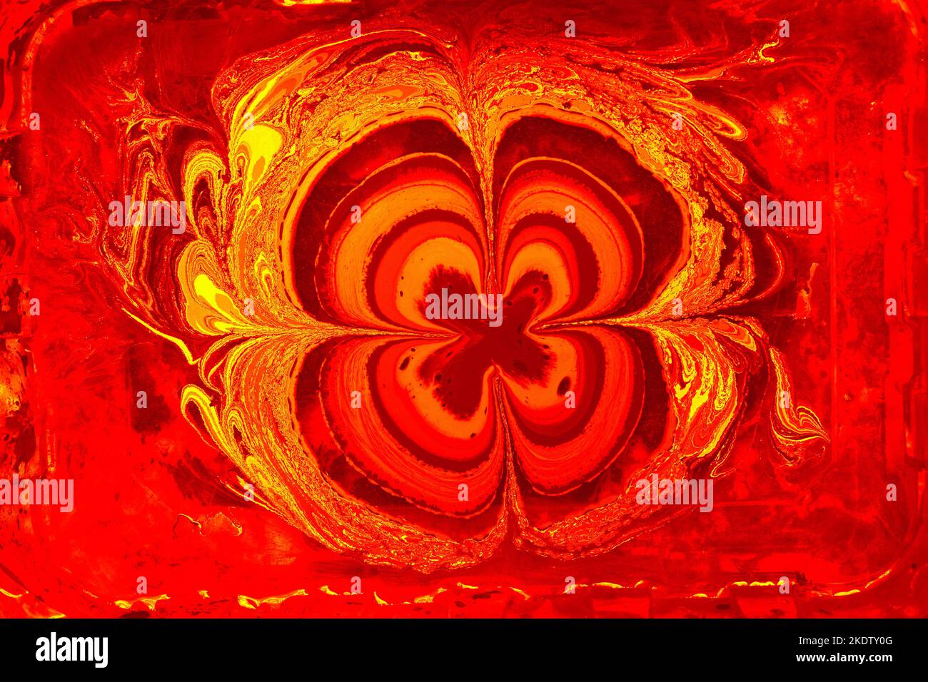 Abstract marbling floral pattern for fabric, tile design. background ...