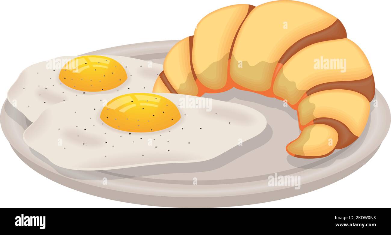 Good morning breakfast croissant Cut Out Stock Images & Pictures - Alamy