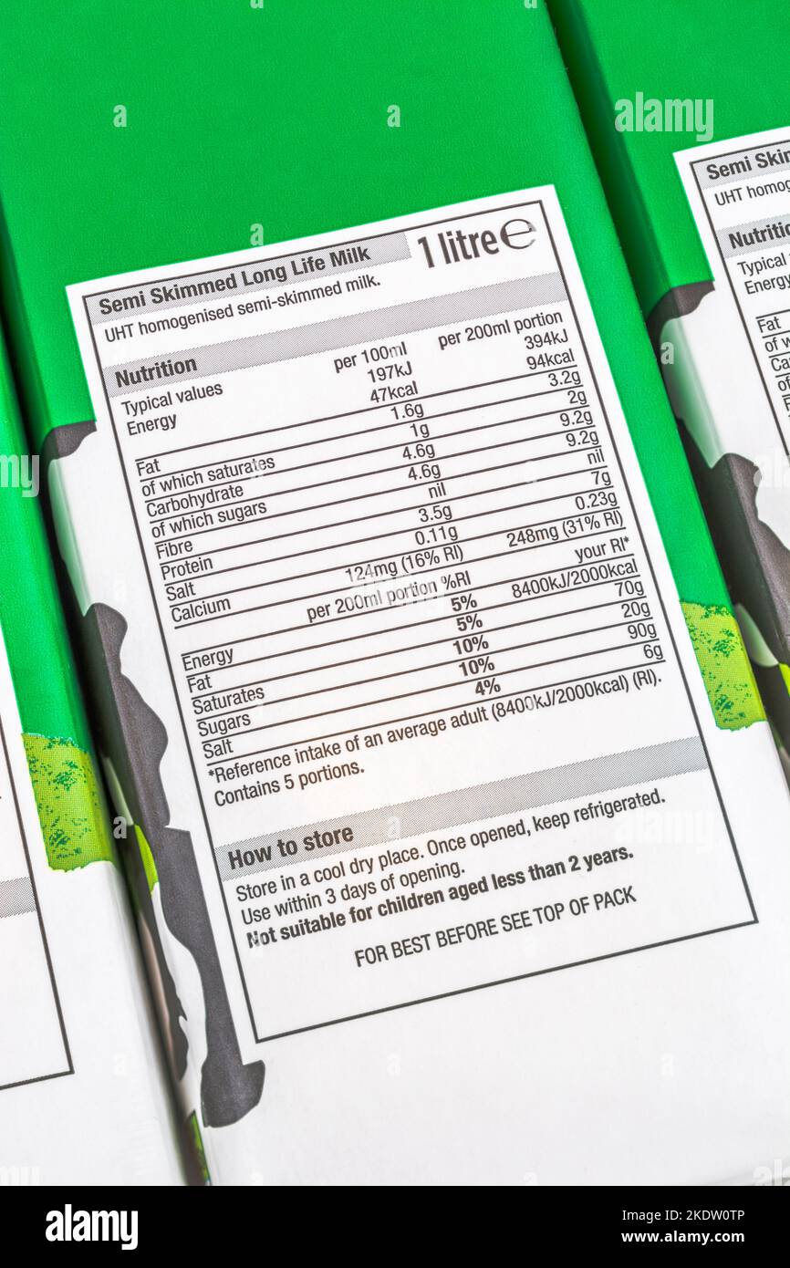 Morrisons uht milk hi-res stock photography and images - Alamy