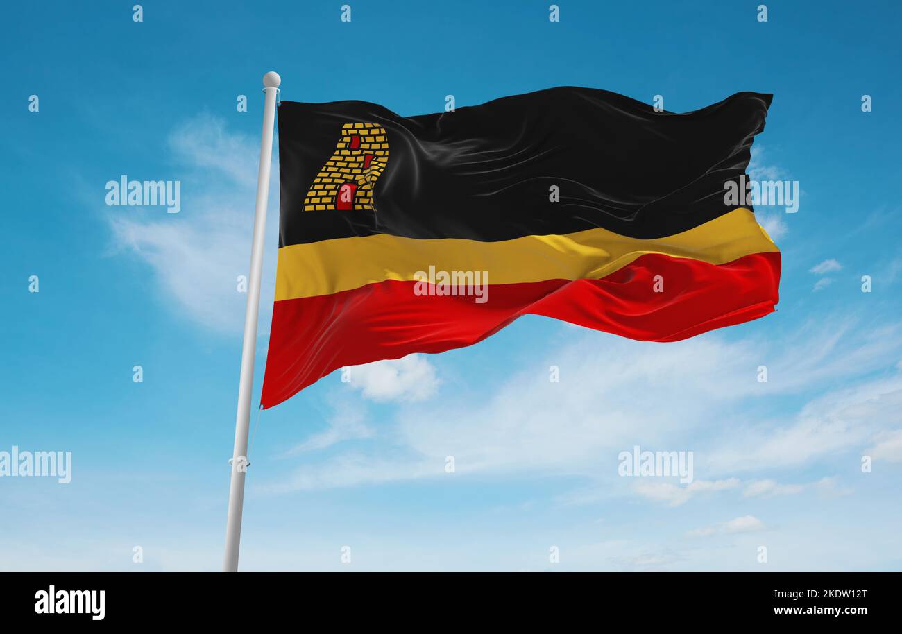 official flag of Guayama, Puerto Rico untied states of America at ...