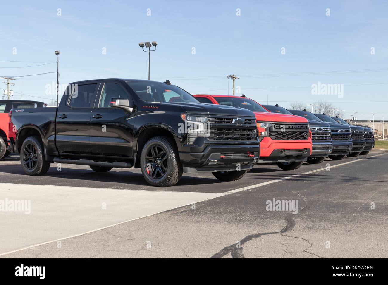 Ft. Wayne - Circa November 2022: Chevrolet Silverado 1500 display ...