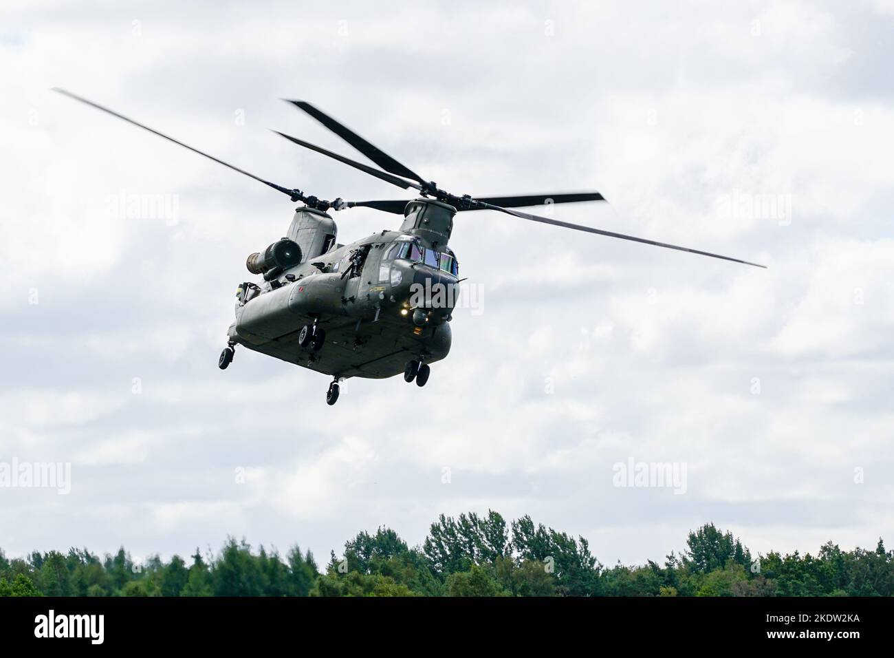 Liepaja, Latvia - August 7, 2022: An Royal Air Force Chinook Helicopter ...