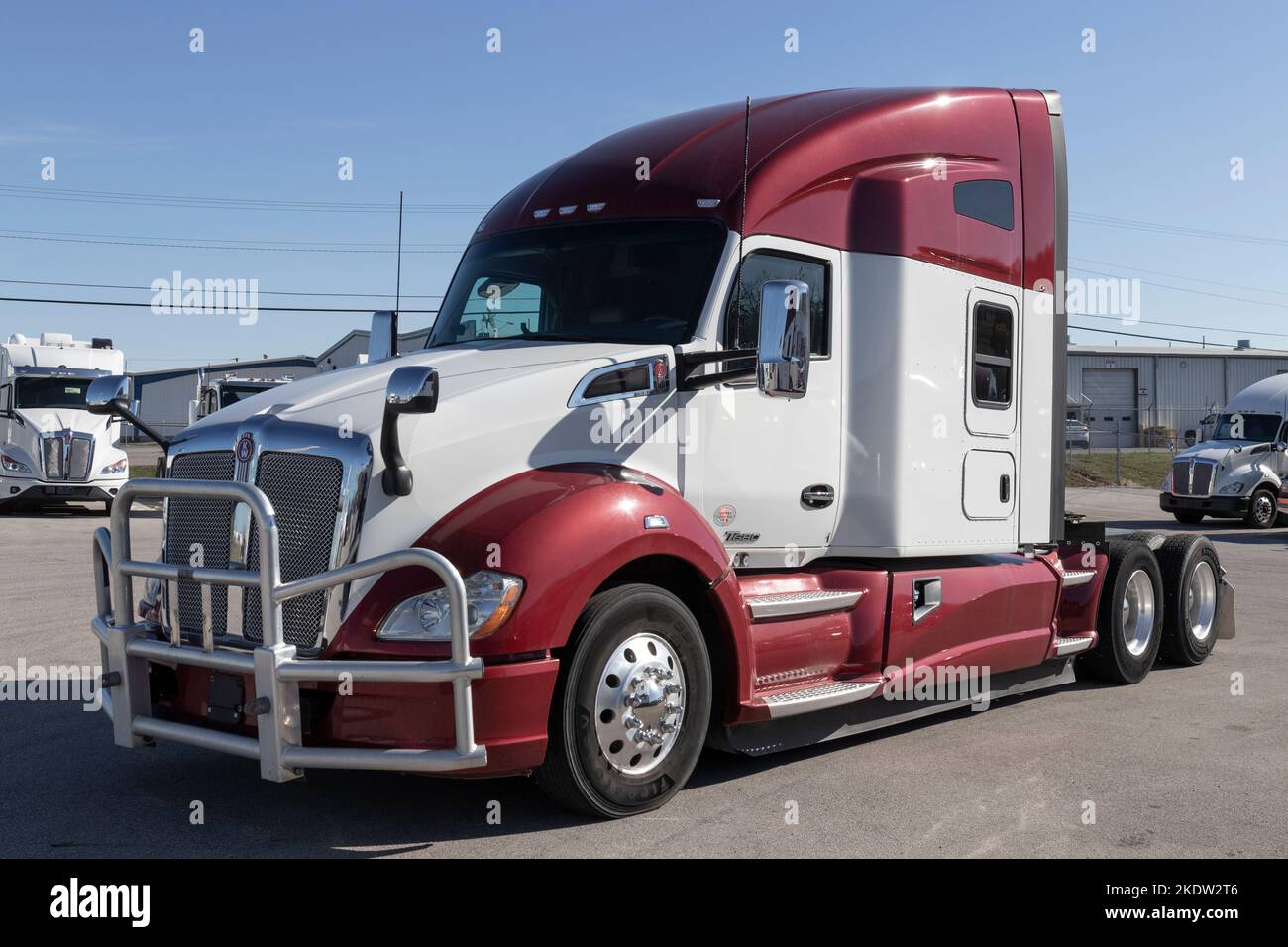 Ft. Wayne - Circa November 2022: Kenworth Semi Tractor Trailer Trucks ...