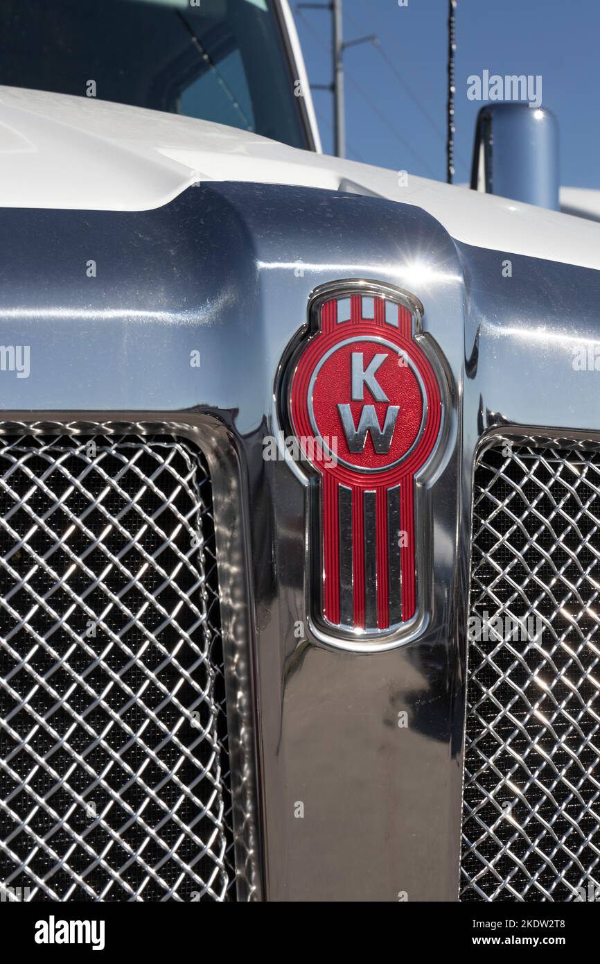 Ft. Wayne - Circa November 2022: Kenworth Semi Tractor Trailer Trucks ...