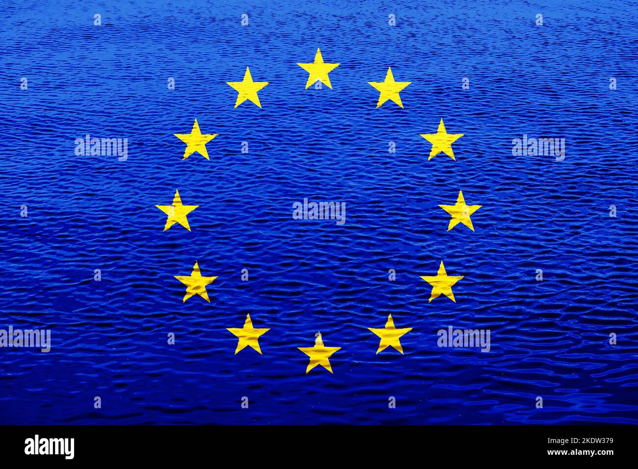 Blue flag collage element hi-res stock photography and images - Alamy