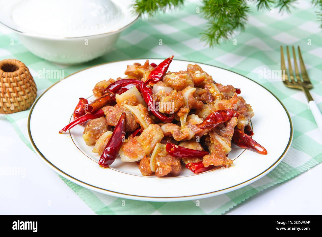 Fried pig cartilage Stock Photo - Alamy