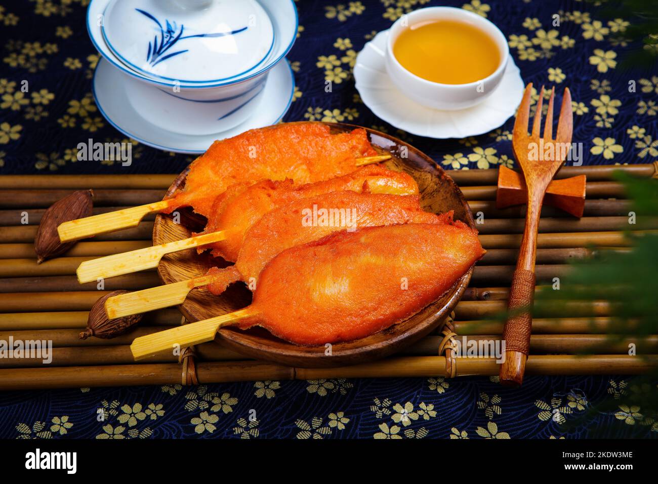 A plate of Fried chicken fillet Stock Photo - Alamy