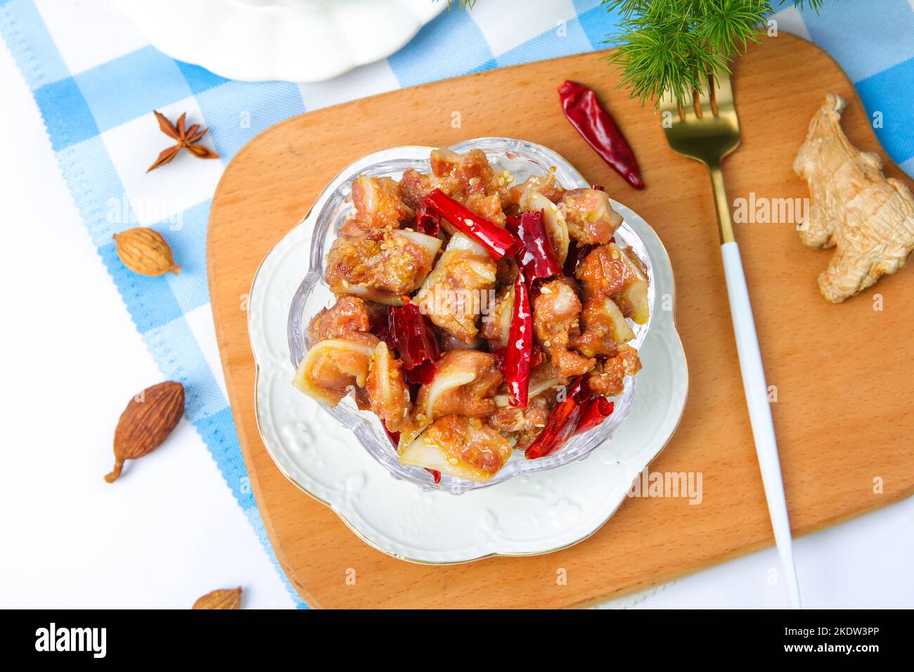 Fried pig cartilage Stock Photo - Alamy