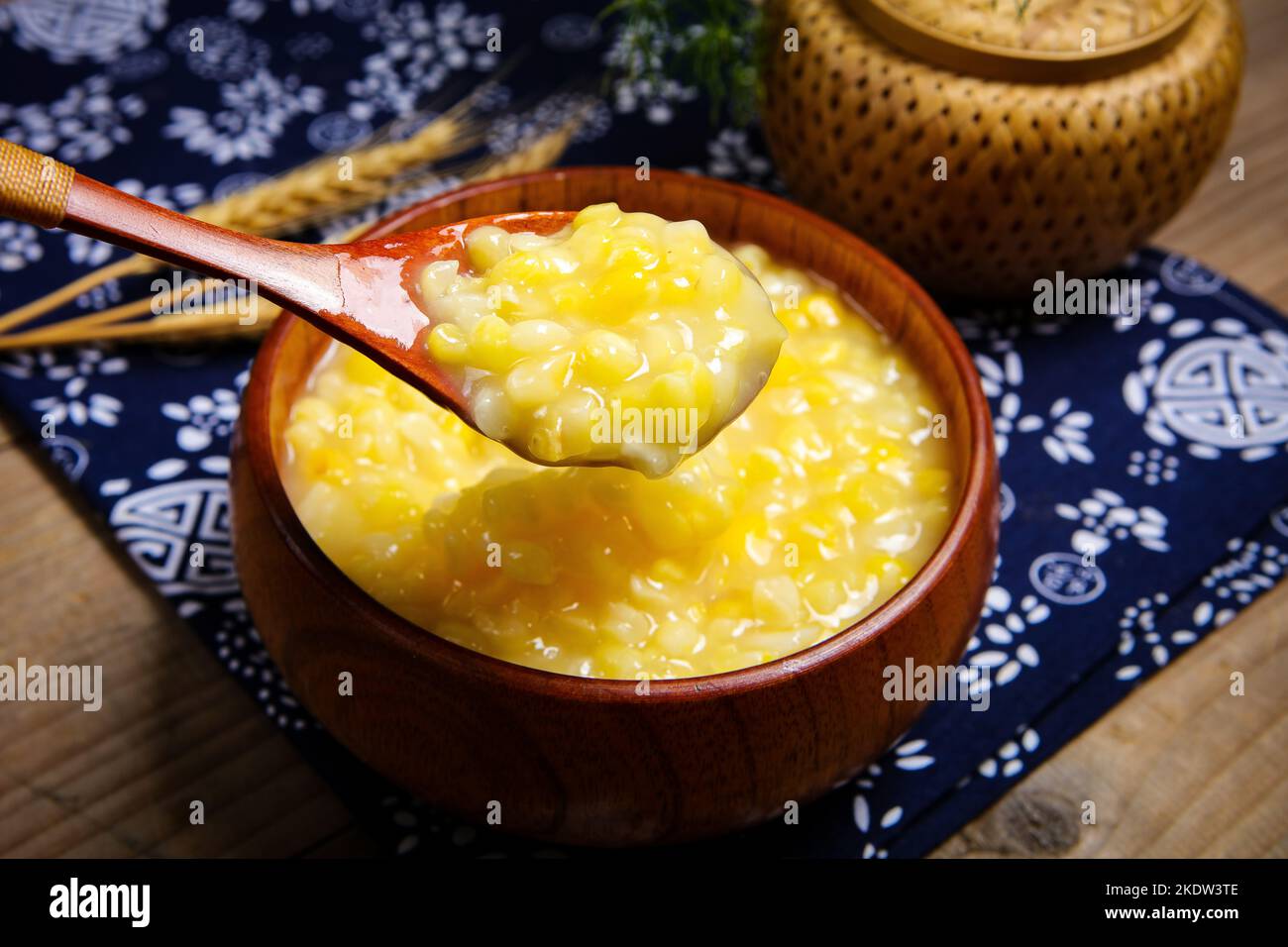 A bowl of maize porridge Stock Photo - Alamy