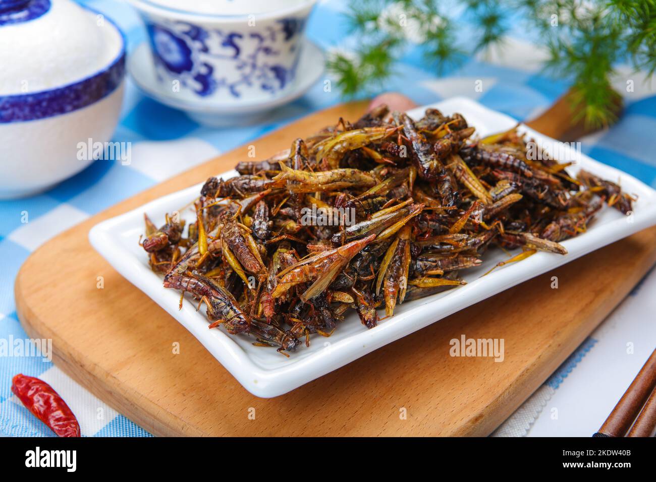 Cooked grasshopper hi-res stock photography and images - Alamy