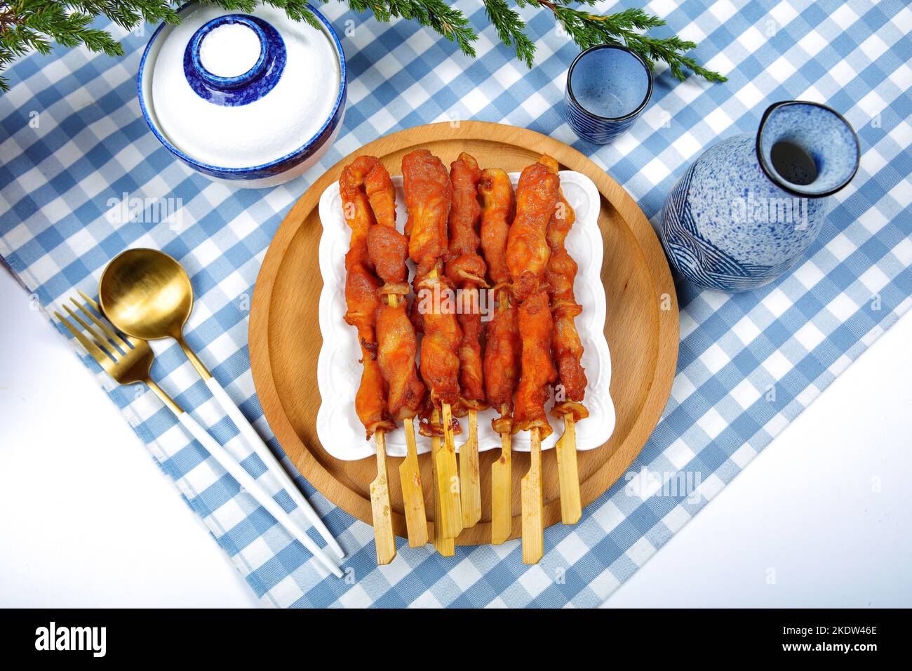 A small amount of flesh meat string Stock Photo - Alamy