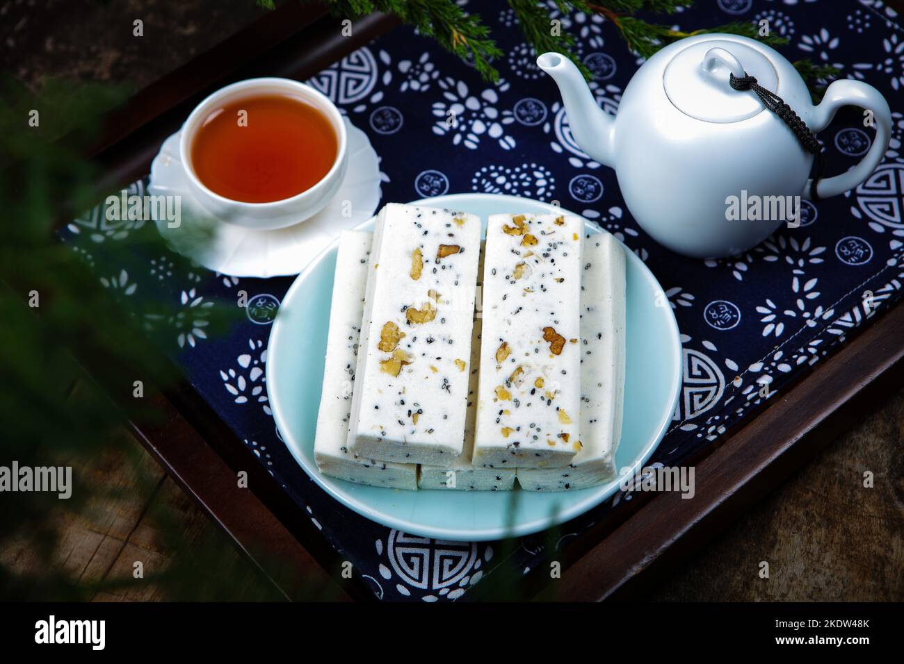 Sweetened rice flour cake hi-res stock photography and images - Alamy