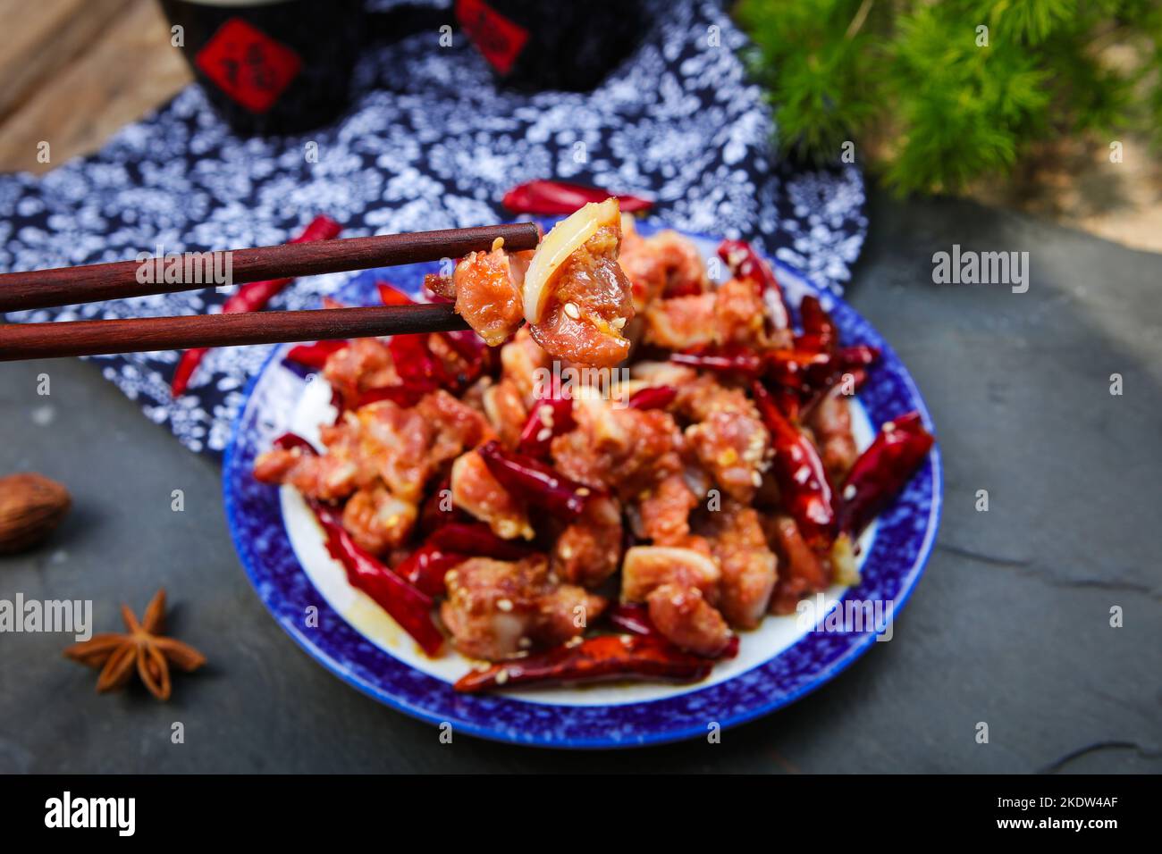 Fried pig cartilage Stock Photo - Alamy