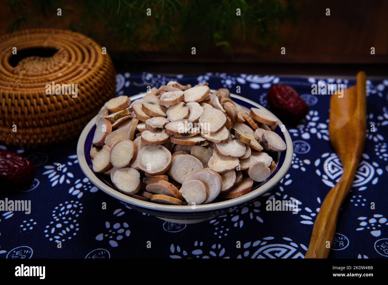 Traditional Chinese medicine radix paeoniae alba Stock Photo - Alamy