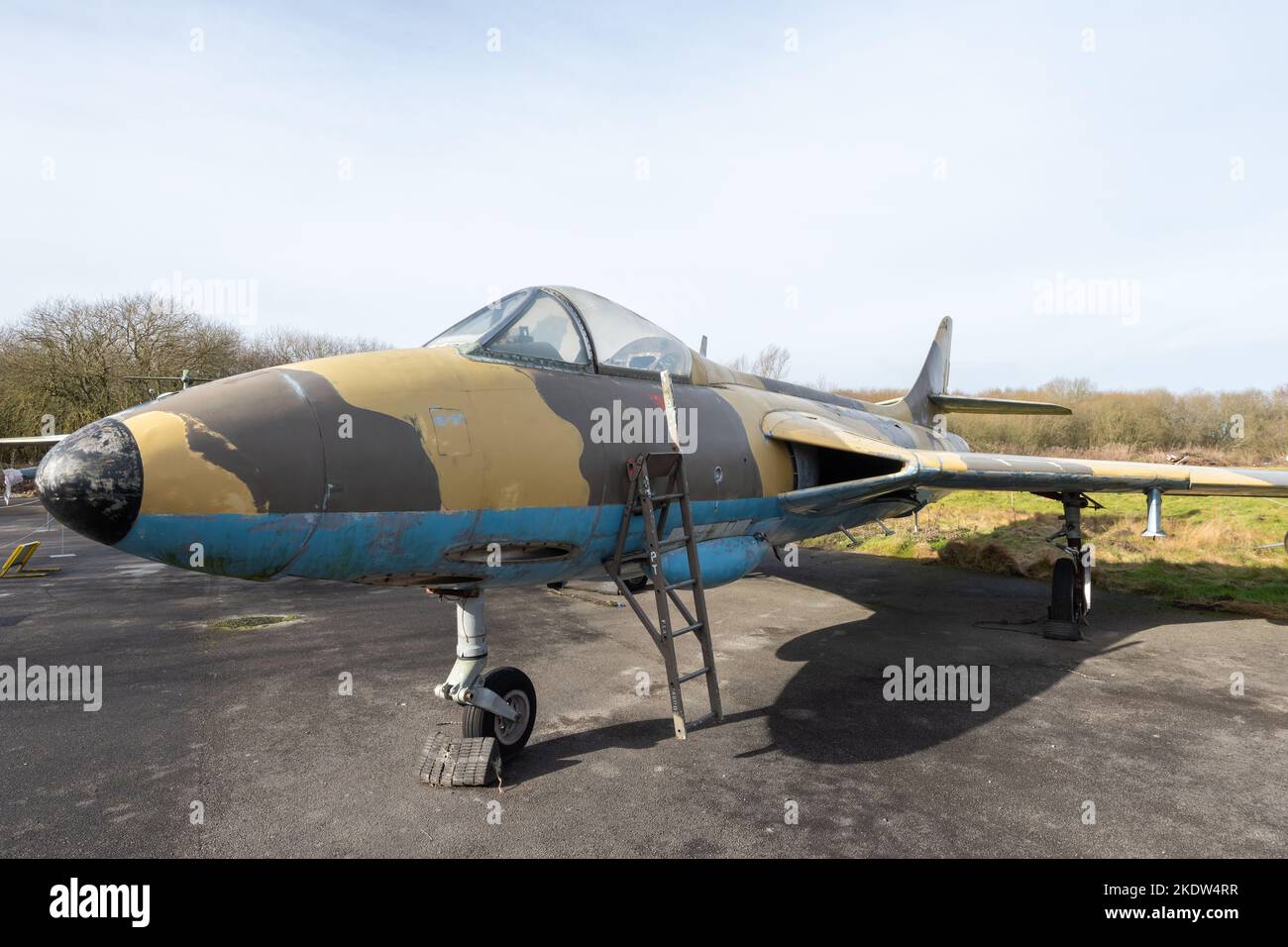 York.Yorkshire.United Kingdom.February 16th 2022.A Hawker Hunter ...