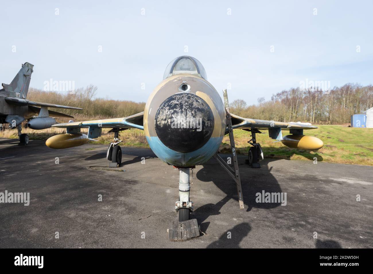 York.Yorkshire.United Kingdom.February 16th 2022.A Hawker Hunter ...