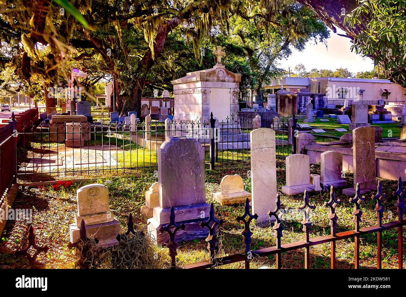 Old Biloxi Cemetery is pictured, Nov. 6, 2022, in Biloxi, Mississippi ...