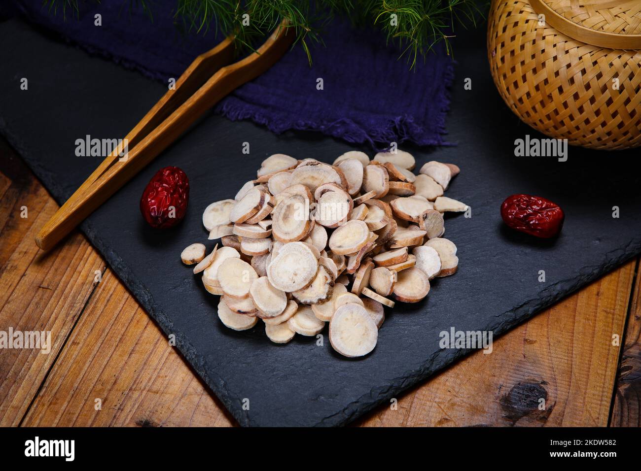 Traditional Chinese medicine radix paeoniae alba Stock Photo - Alamy