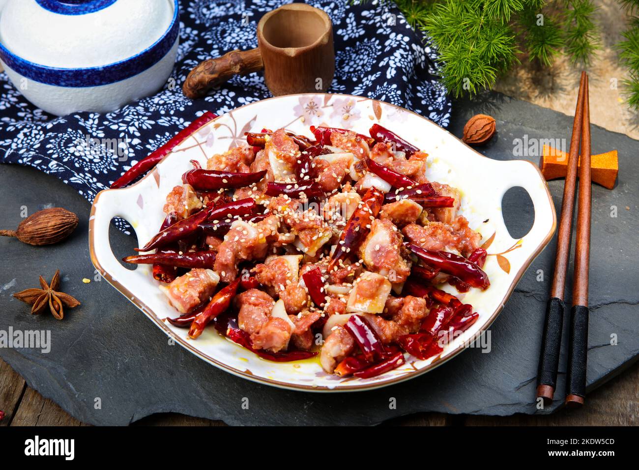 Fried pig cartilage Stock Photo - Alamy