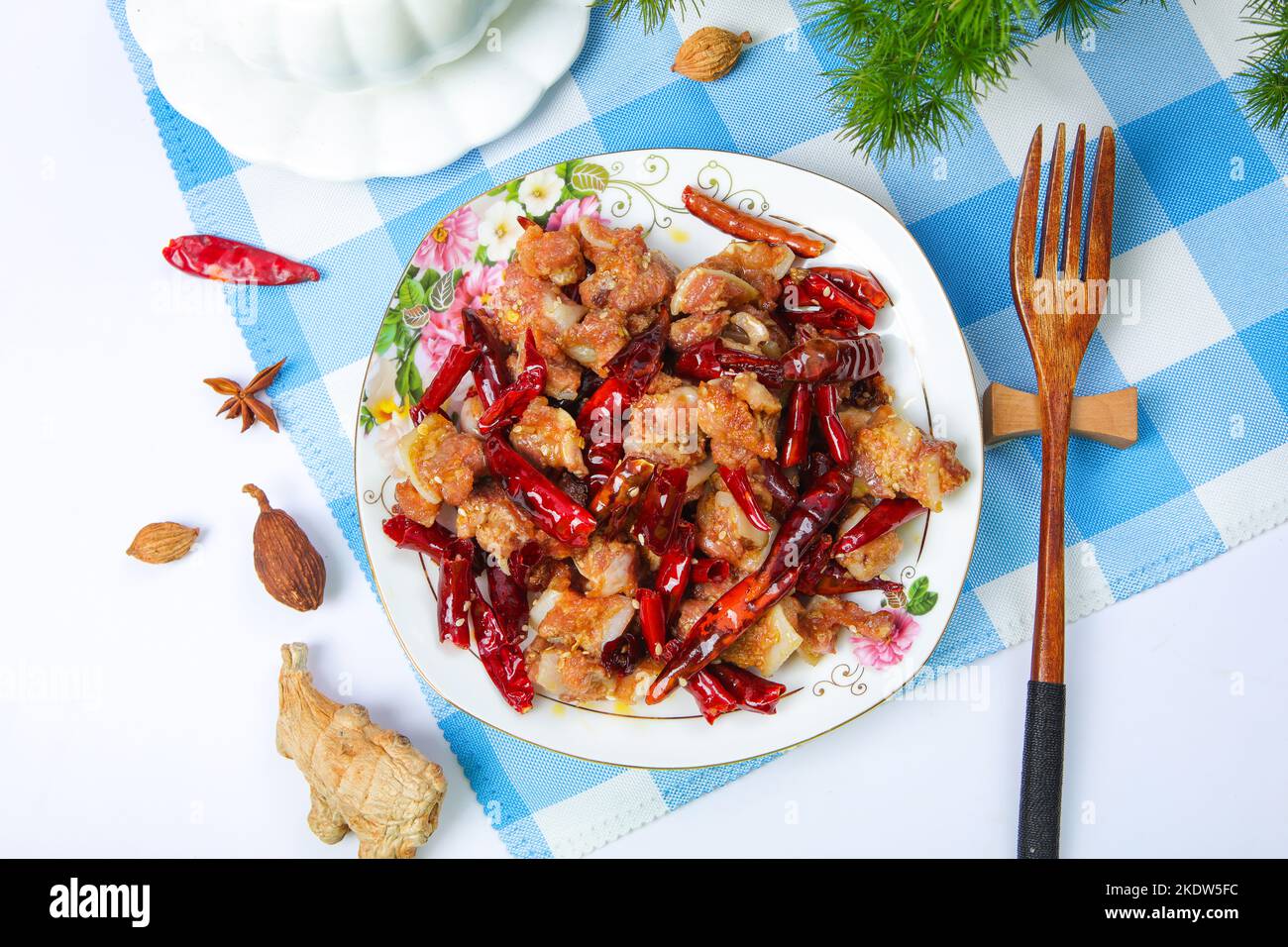 Fried pig cartilage Stock Photo - Alamy