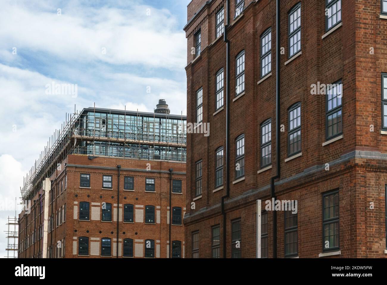 Renovated and newly built flats in the former Horlicks Factory, now the ...
