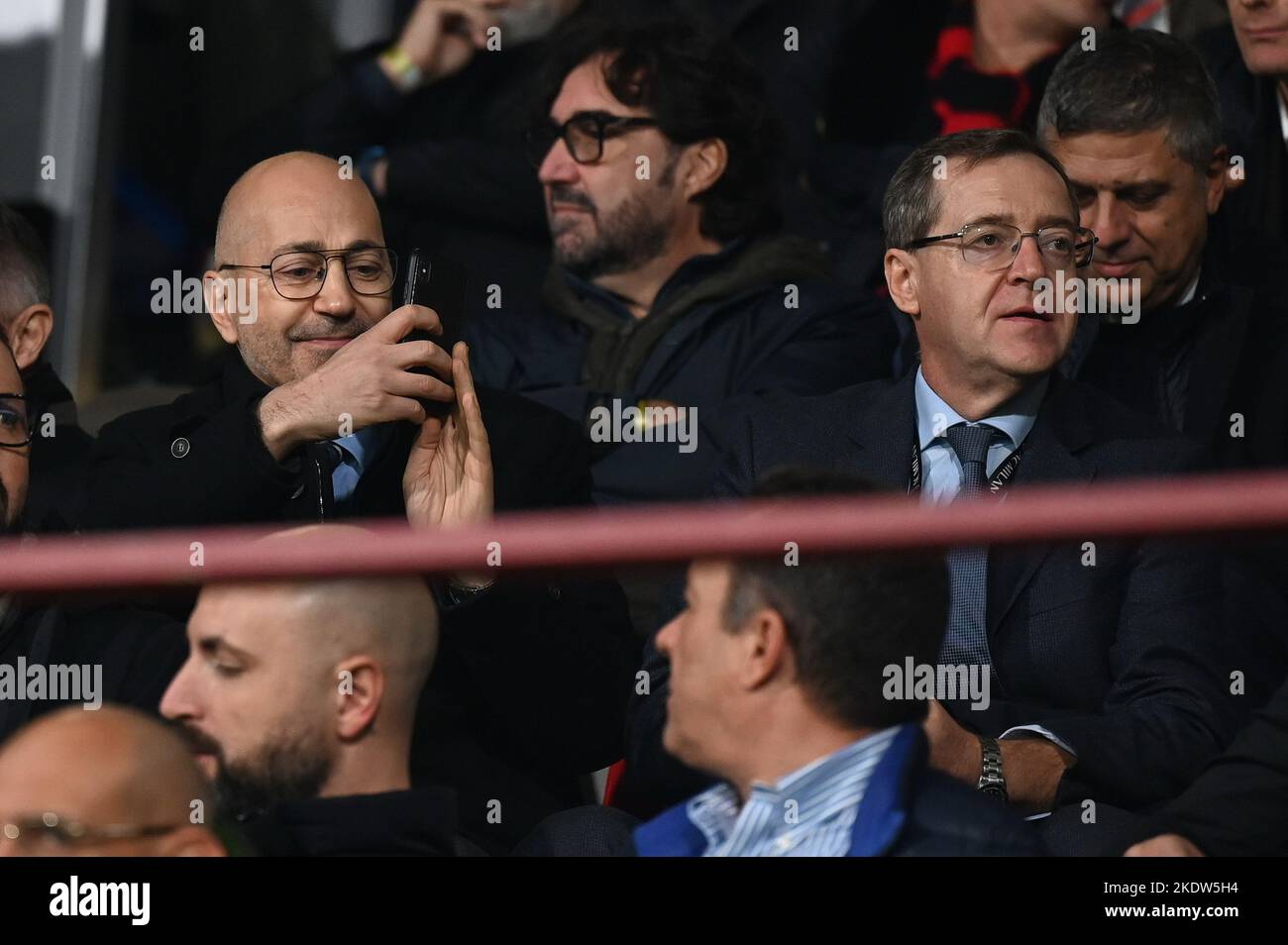 Cremona, Italy. 08th Nov, 2022. ivan gazidis and paolo scaroni of ac ...