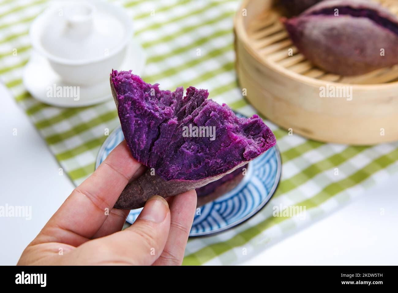 Person with small amount of food hi-res stock photography and images ...