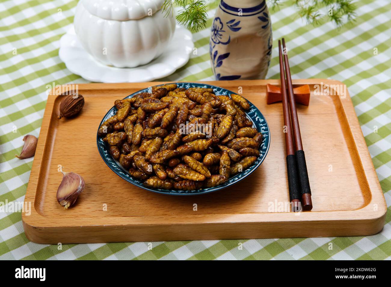 Edible insect meals hi-res stock photography and images - Alamy