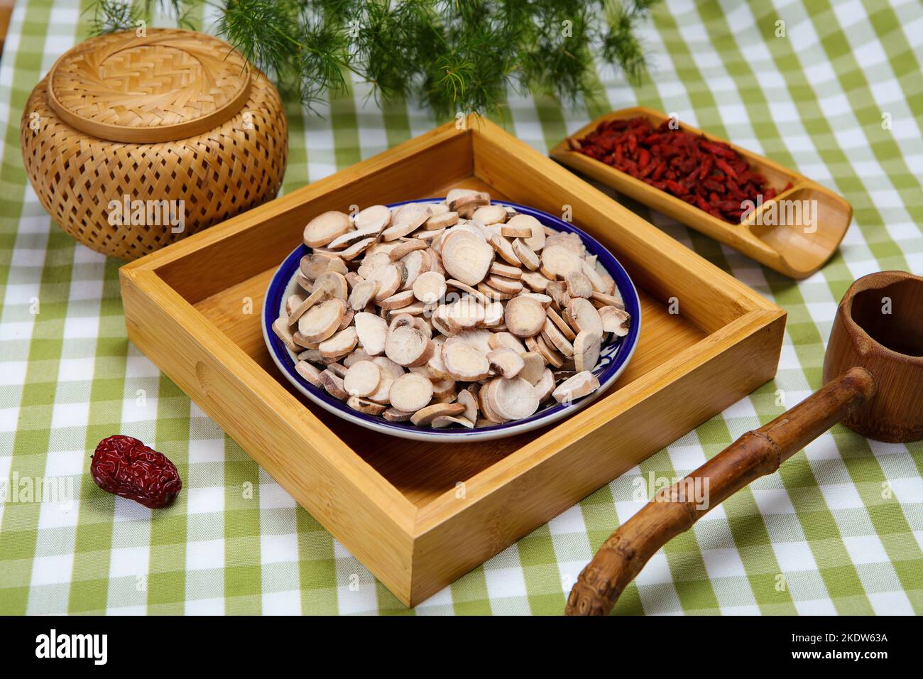 Traditional Chinese medicine radix paeoniae alba Stock Photo - Alamy