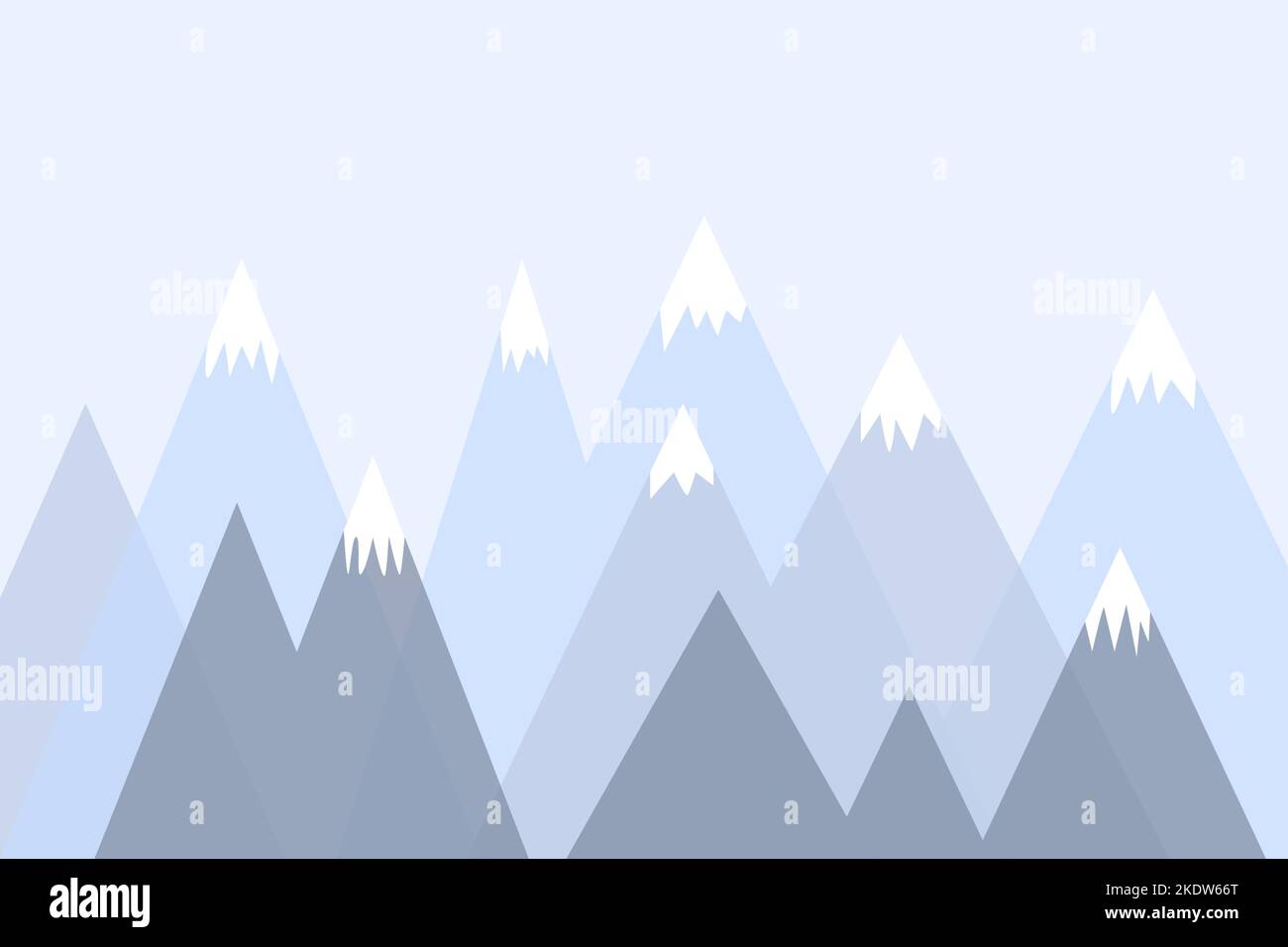 Mountain landscape with minimalistic triangle shapes Stock Vector Image ...