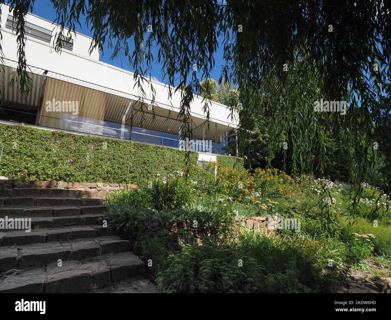 BRNO, CZECH REPUBLIC - CIRCA SEPTEMBER 2022: Villa Tugendhat modernist ...