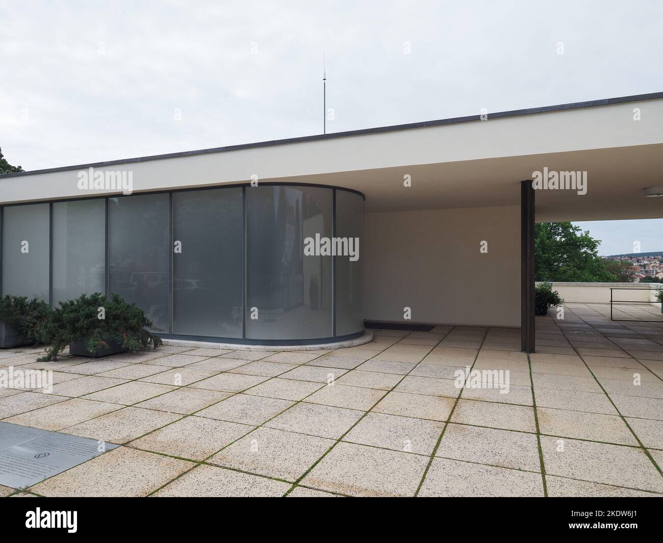 BRNO, CZECH REPUBLIC - CIRCA SEPTEMBER 2022: Villa Tugendhat modernist ...